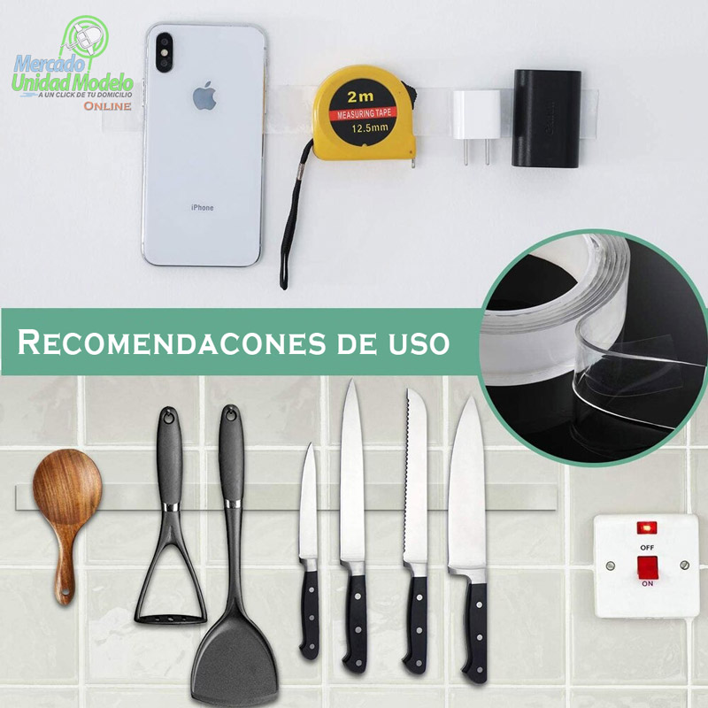 Cinta Nano Doble Cara Reutilizable – La Cinta nano cristalina doble ...
